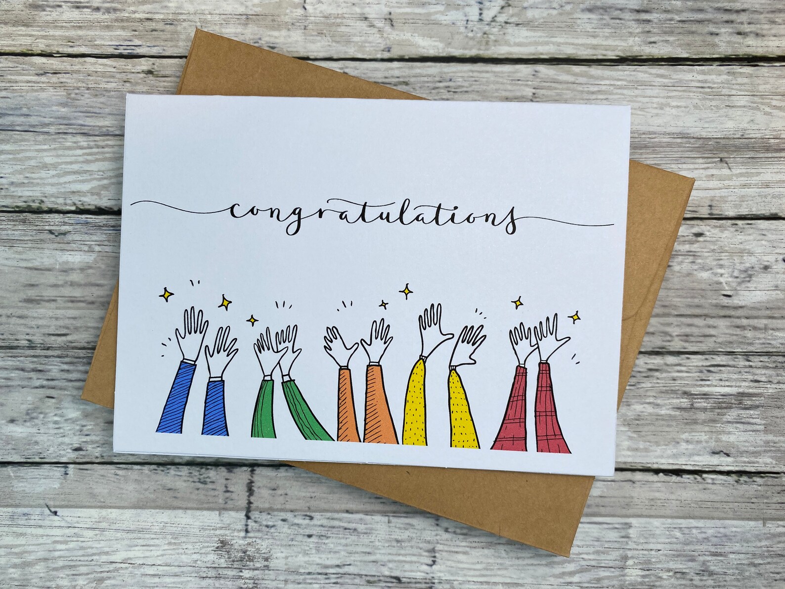 Congratulations Card Blank or Your PERSONALIZED Message - Etsy