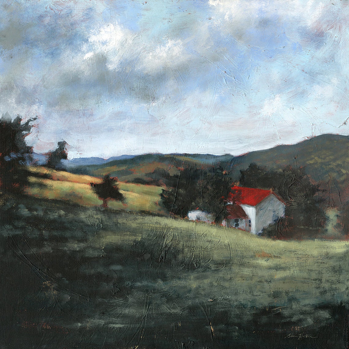 Sleepy Hollow Print - Fine Art Print "sleepy Hollow" - Landscape Print ...