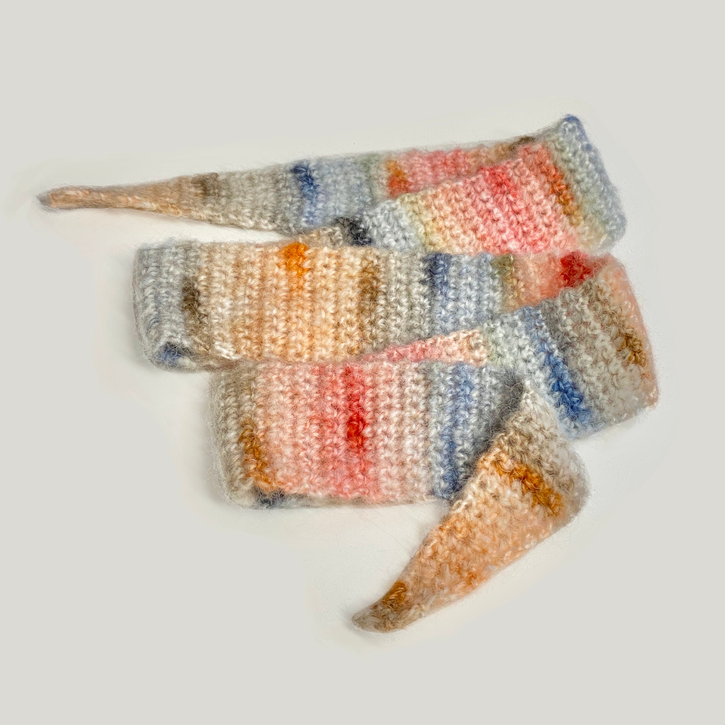 Skinny Scarf Crochet Pattern Ascot - Etsy