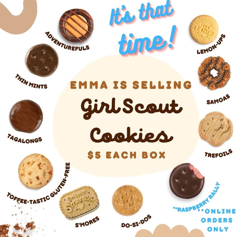 Girl Scout Cookie Seller - Etsy