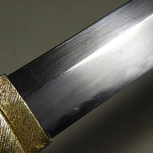 335 Japan Antique Sword Wakizashi KIYONORI Gunome With Koshirae Inlay ...