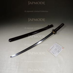 335 Japan Antique Sword Wakizashi KIYONORI Gunome With Koshirae Inlay ...