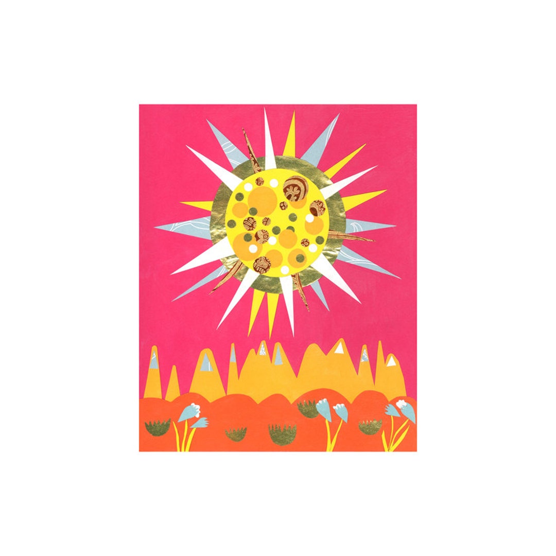 You Are My Sunshine, Here Comes the Sun, Sun Wall Art, Colorful Wall ...