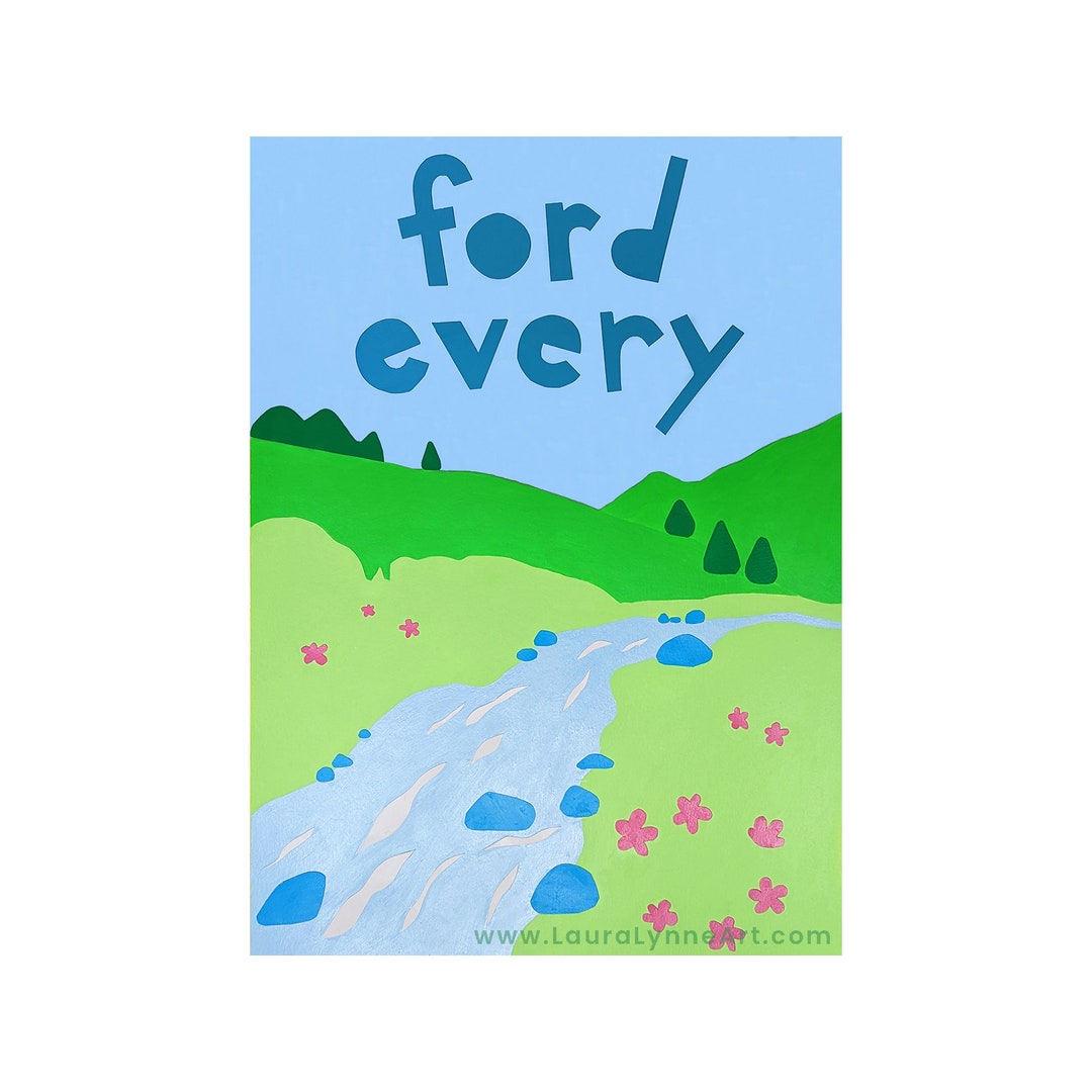 Sound of Music Wall Art Print, Sound of Music Art, Ford Every Stream ...