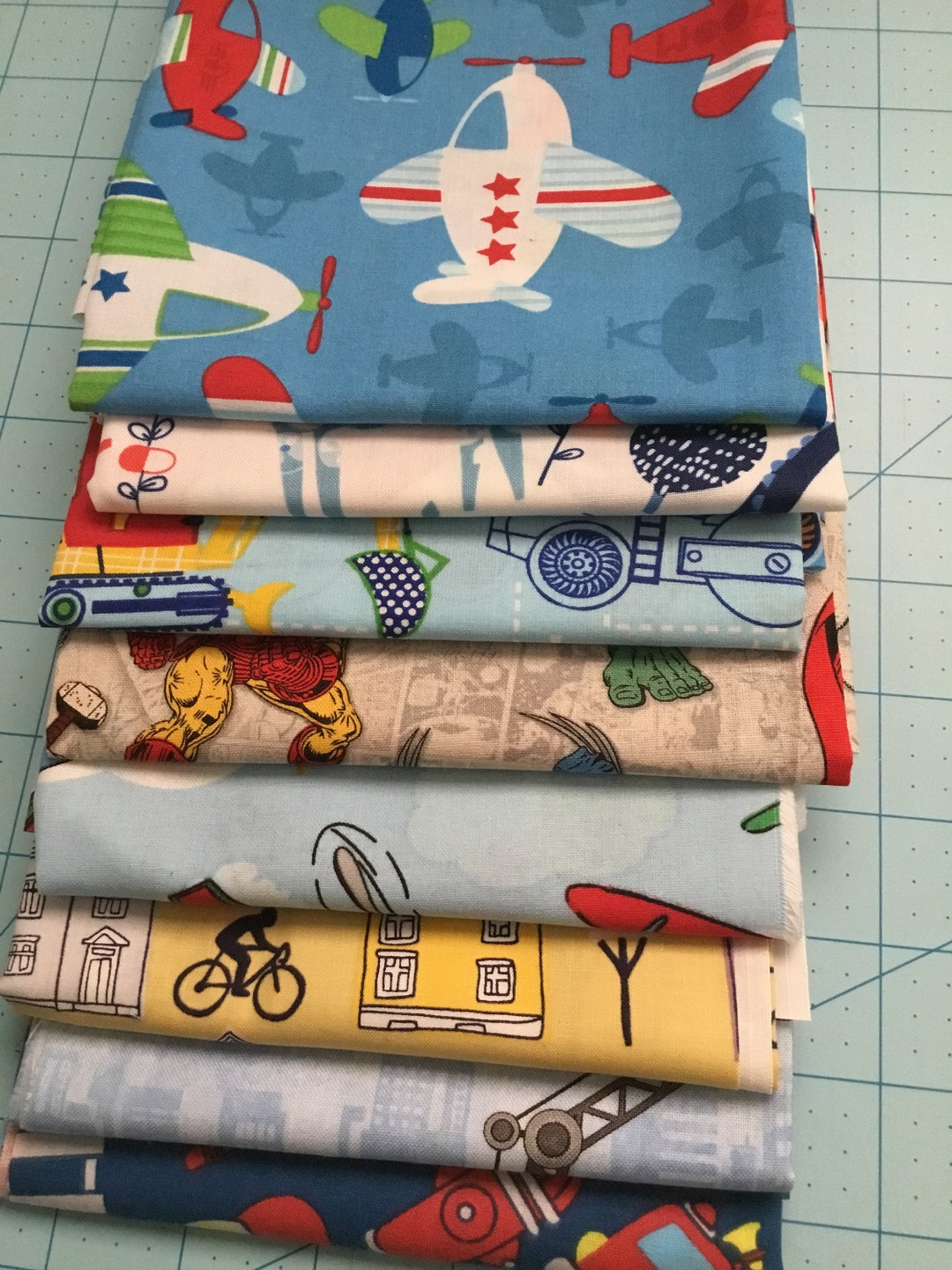 Fabric Motif Fat Quarter Bundle - Children's Patterns 100% Premium ...