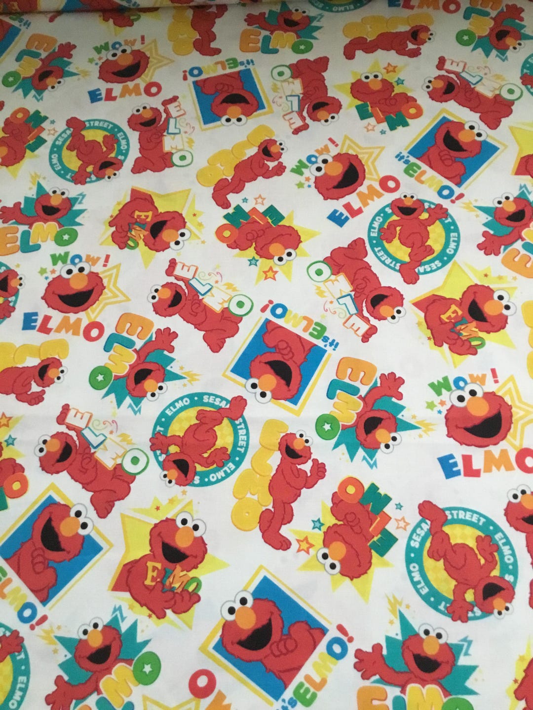 Quilting Treasures Sesame Street ELMO Cotton Fabric 27542-Z by the 2/3 ...
