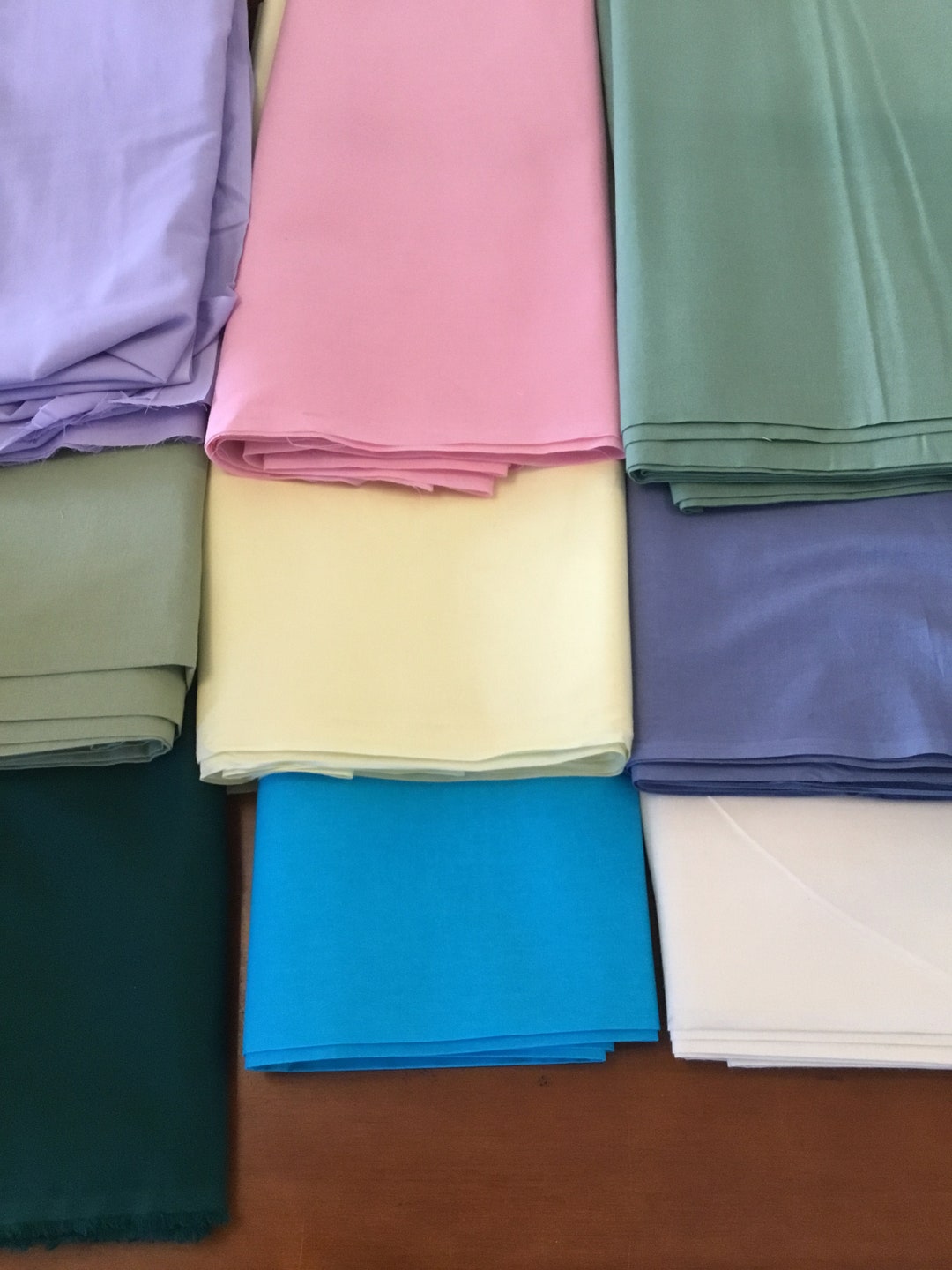 Solid Color Premium Cotton Fabric by the 1/2 Yard - Etsy