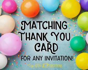Matching Thank You | Etsy