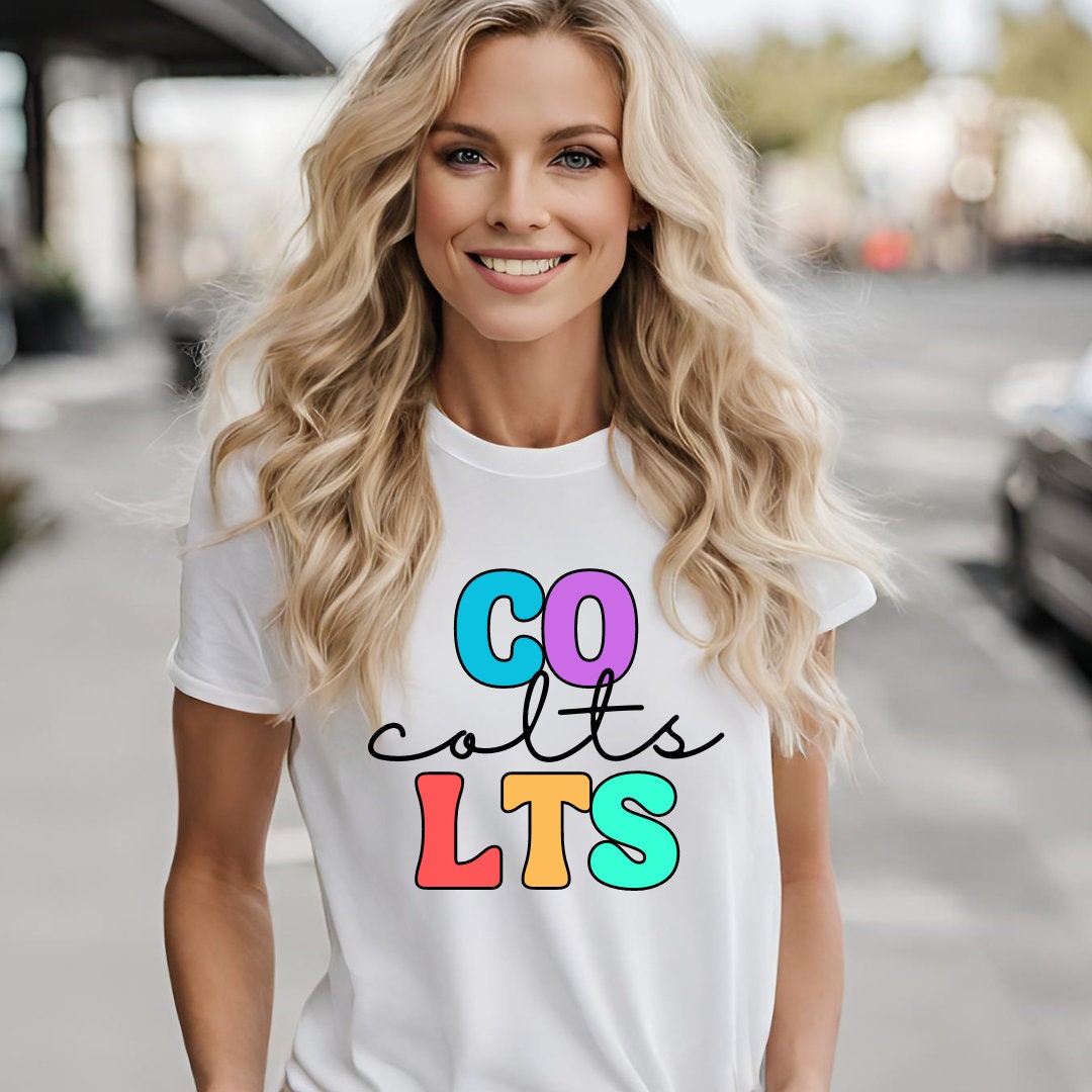 Comfort Colors School Spirit Shirt, Team Shirt, Colts Shirt, Colts ...