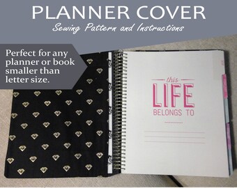 Fabric Planner Cover - Etsy