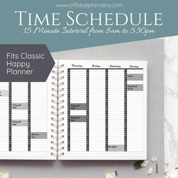 15 Minute Planner - Etsy