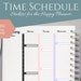 Pink Galaxy Time Schedule Stickers, Event and Appointment Stickers ...