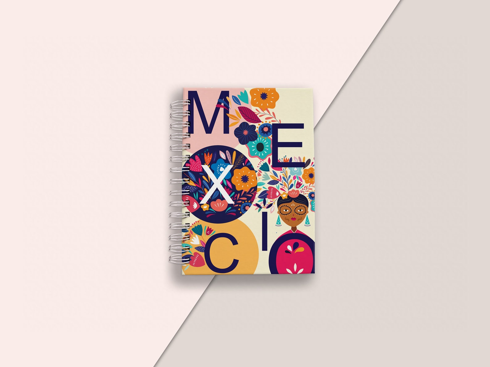 Spiral Notebook, Mexico Folk Art, Cinco De Mayo, Sugar Skull Art - Etsy