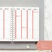 Hourly Stickers, Time Schedule for Your Vertical Happy Planner. Blush ...