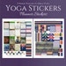 Yoga Planner Sticker Kit Printable Weekly Planner Stickers. Namaste ...