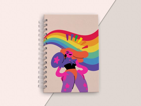 RAINBOW CALENDAR Planner Daily Planner Cover Planner - Etsy