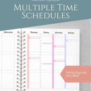 Pink Galaxy Time Schedule Stickers, Event and Appointment Stickers ...