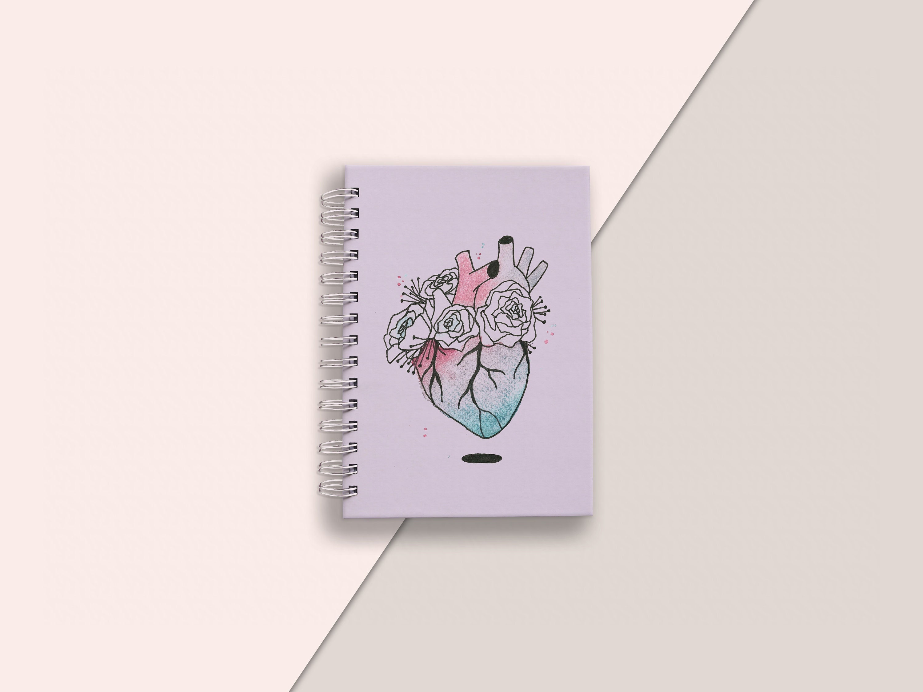 Hard Cover Planner Spiral Notebook Daily or Monthly Planner | Etsy