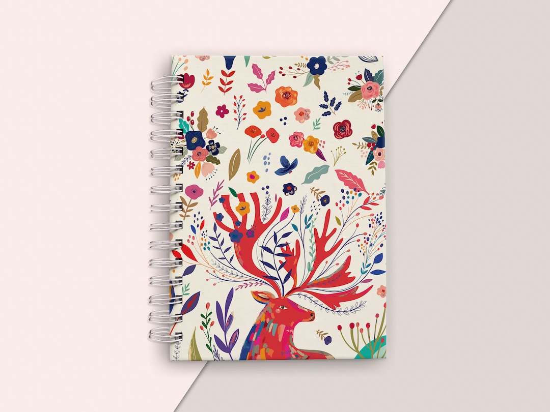 Junk Journal, Dot Grid or Lined Notebook, Gratitude and Manifestation ...