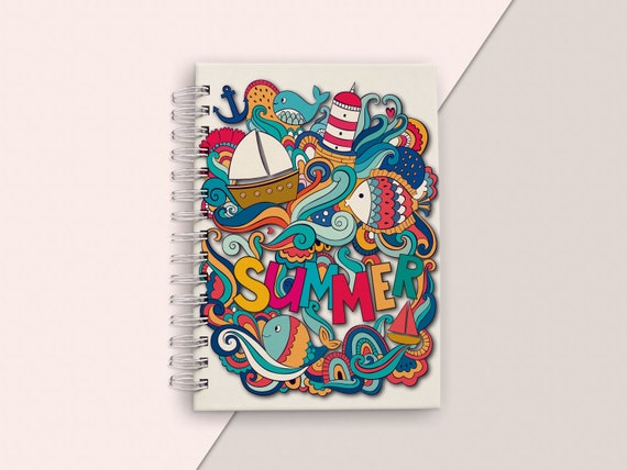 SUMMER VACATION JOURNAL Summer Photo Diary Cute Journal - Etsy