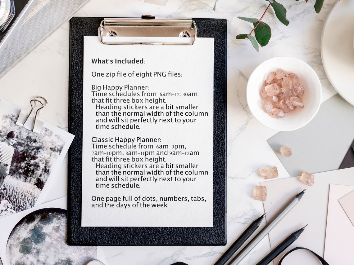 30 Minute Interval Time Schedule Stickers Appointment Book - Etsy