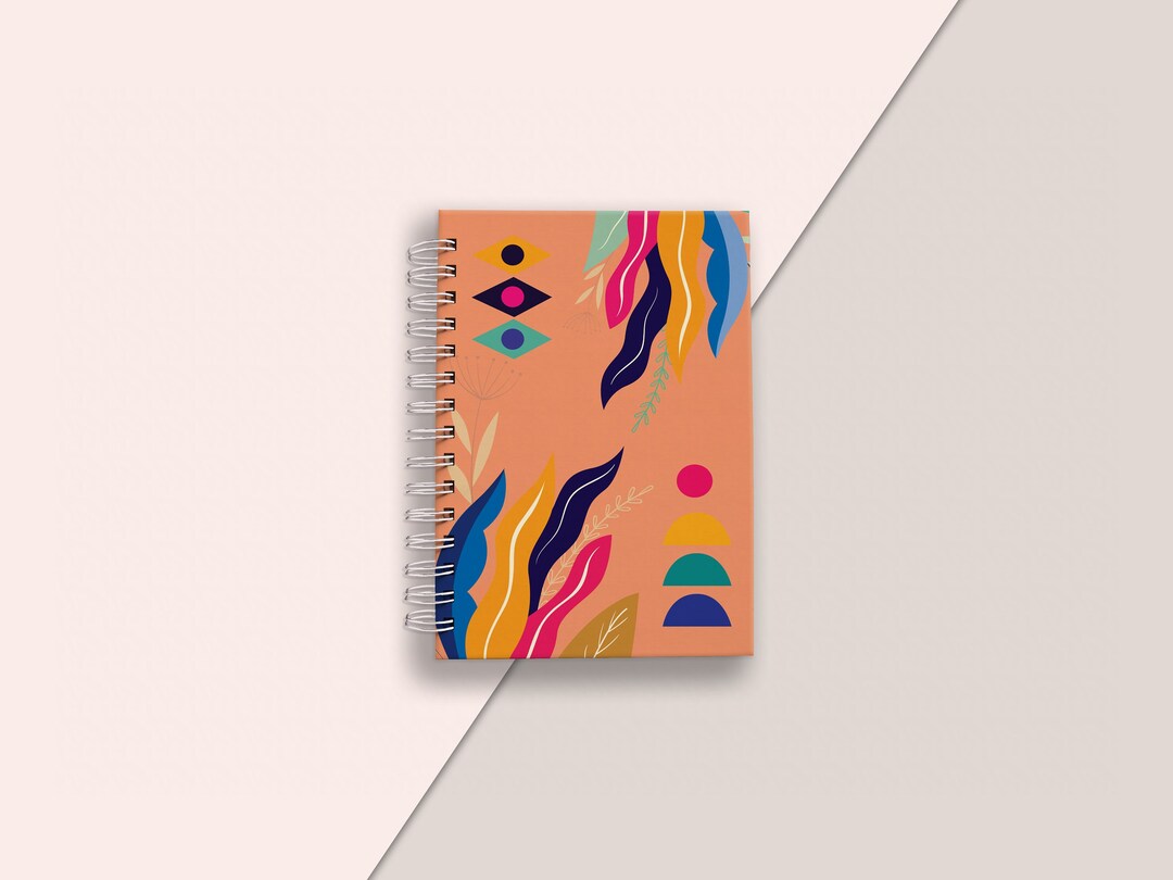 Habit Tracker Journal or Lined Notebook, Spiral Bound, Dot Grid, Gift ...