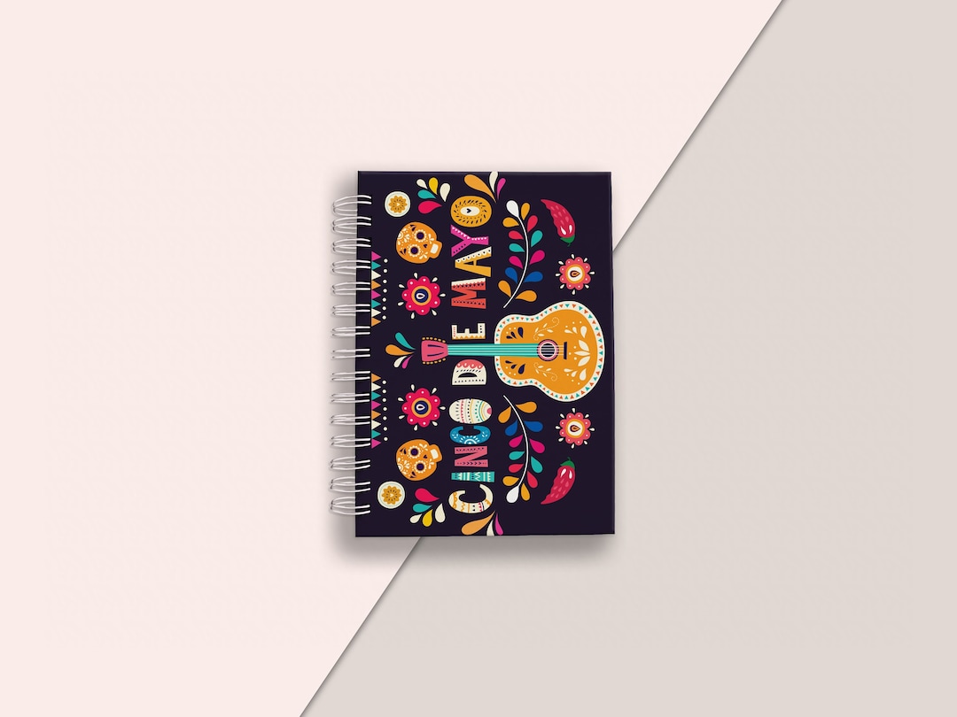Spiral Notebook, Celebrate Mexico, Fiesta for Cinco De Mayo - Etsy