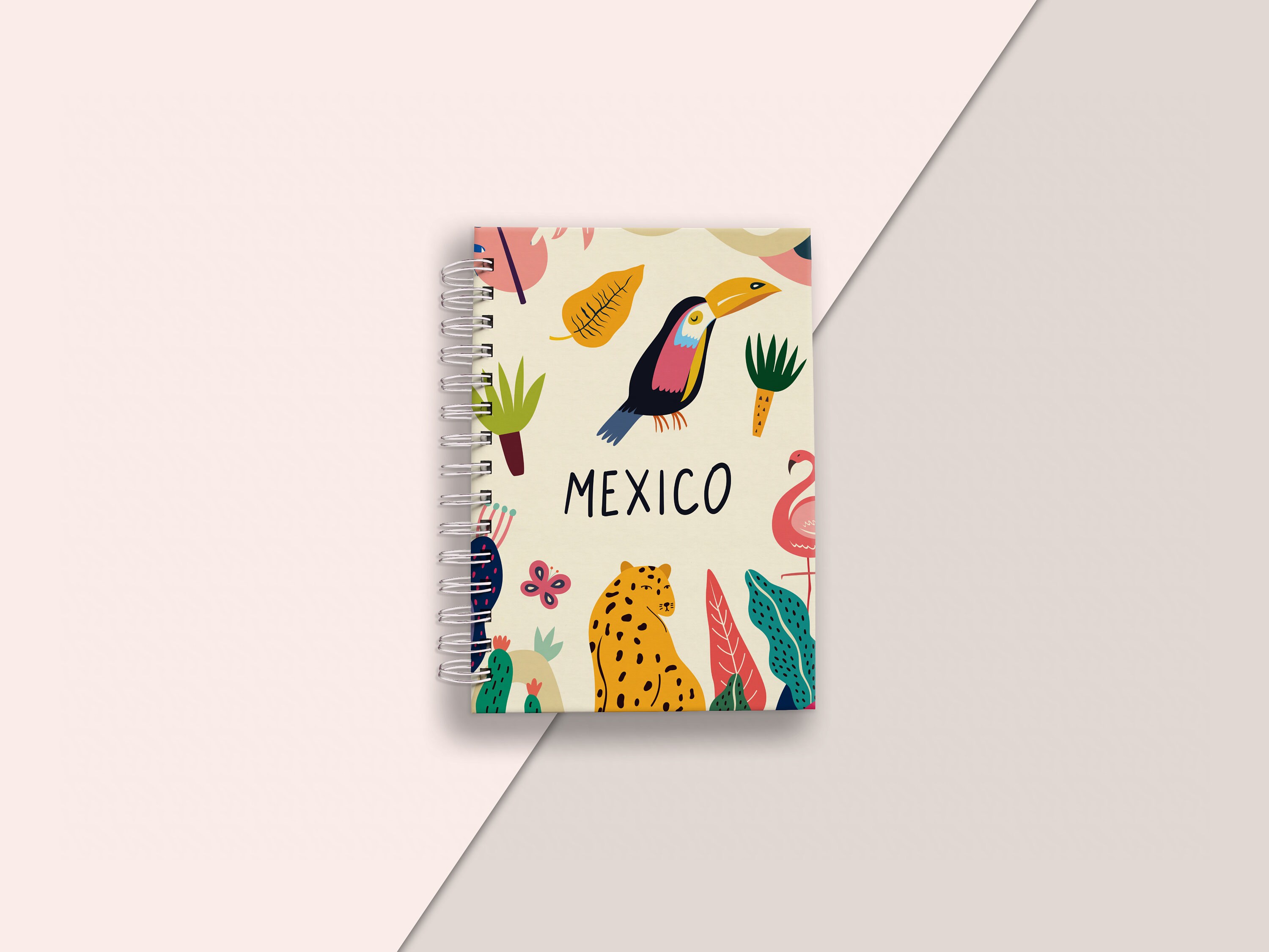 Spiral Notebook, Mexico Folk Art, Cinco De Mayo, Sugar Skull Art - Etsy