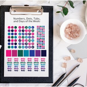 30 Minute Interval Time Schedule Planner Stickers, Appointment Book ...