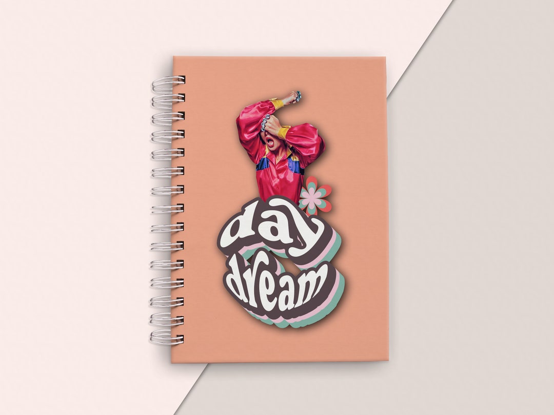 Retro 'daydream' Art Journal: 1970s Style Notebook - Etsy
