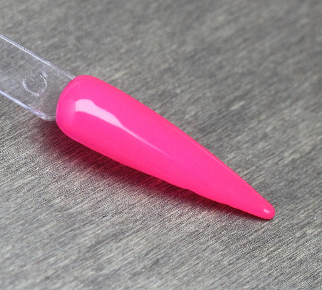 Shocking Pink Neon - Rose Pink Dip Powder for Nails, Home Manicure ...