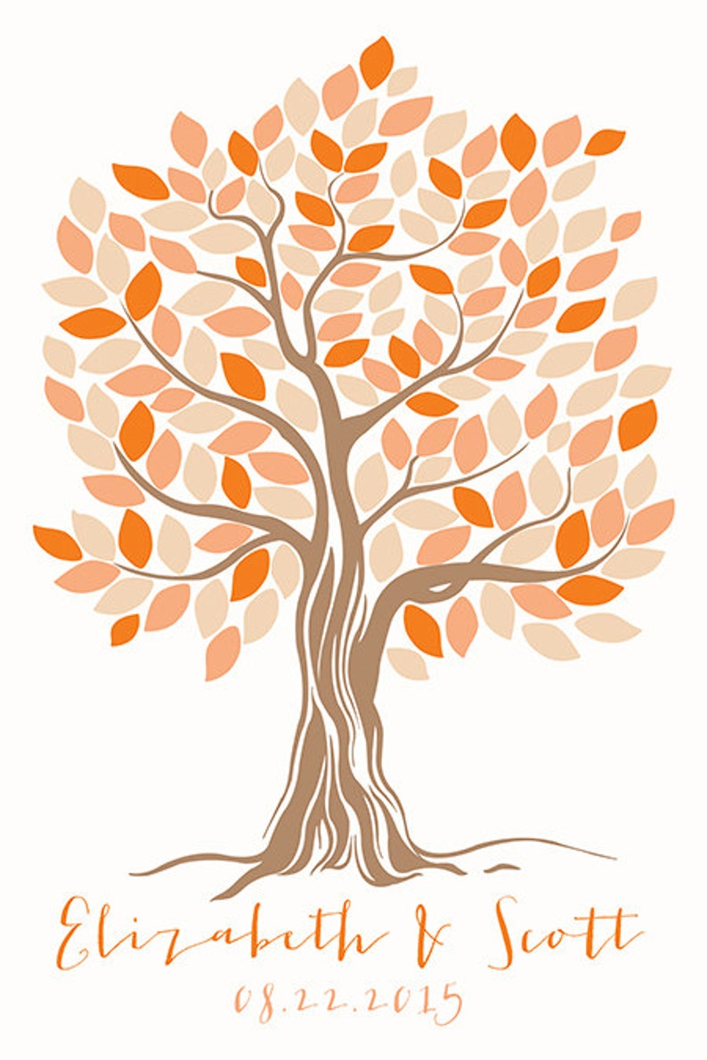 Wedding Guest Book Alternative Wedding Guestbook Tree Wedding Tree ...