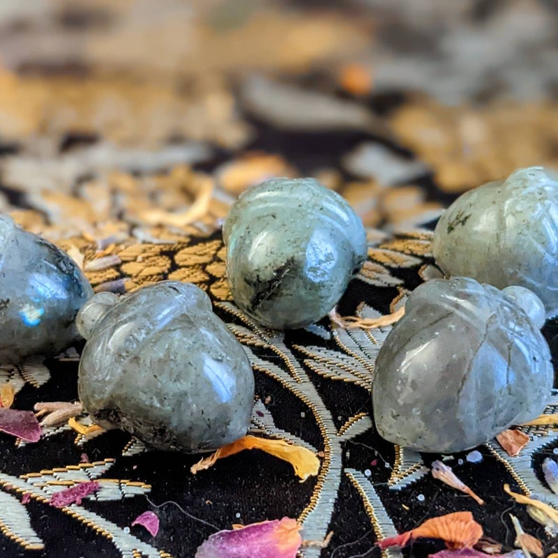 Carved Acorns - Etsy