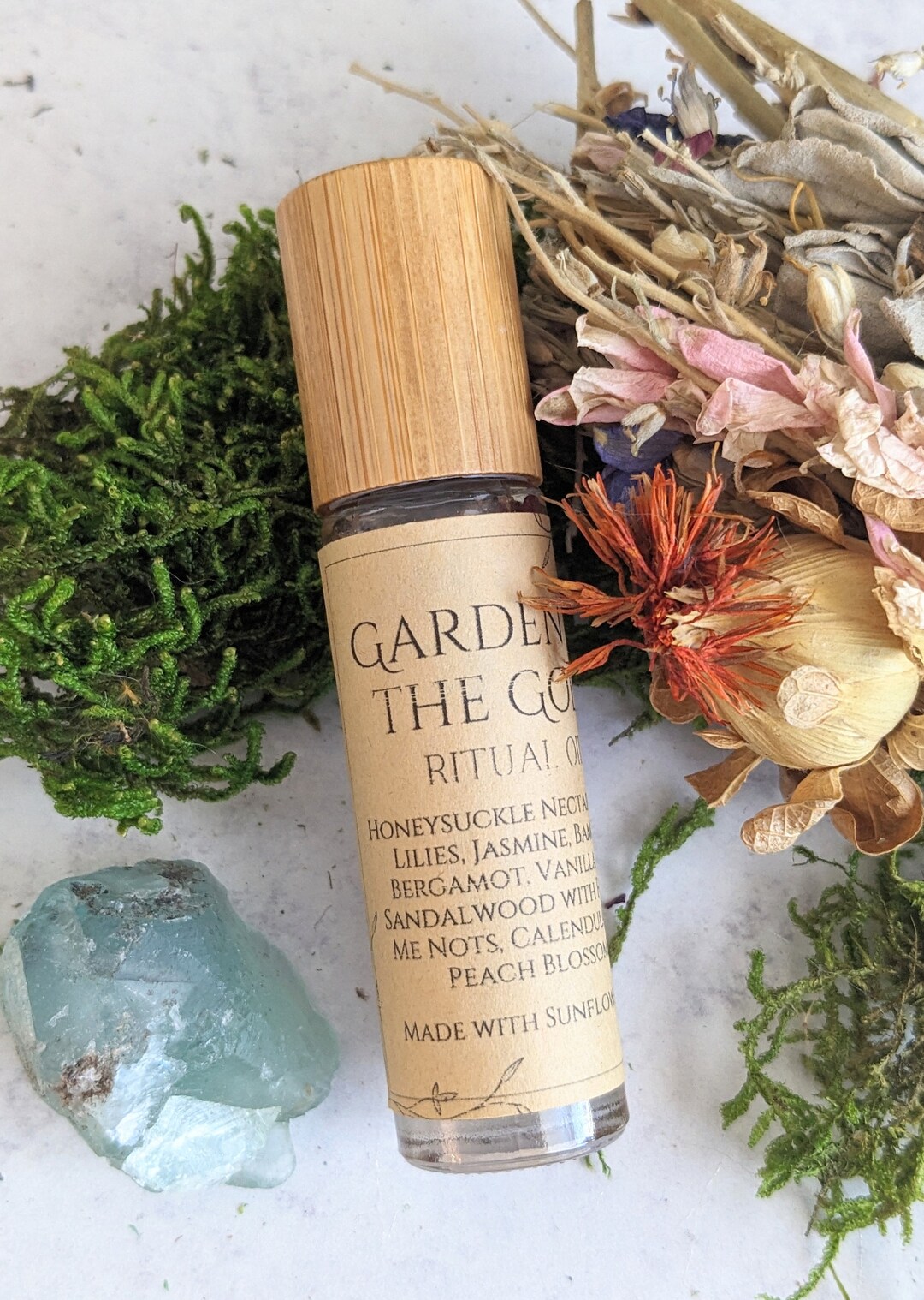 Garden of the Gods Ritual Oil, Floral Wiccan Perfume, Spiritual ...