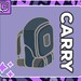 Backpack Carry Twitch Emote | Discord Emote | Mixer Emote | Streamer ...