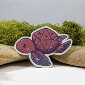 Polyhedral Dice Turtle D20 Sticker Rpg Sticker Ranger - Etsy