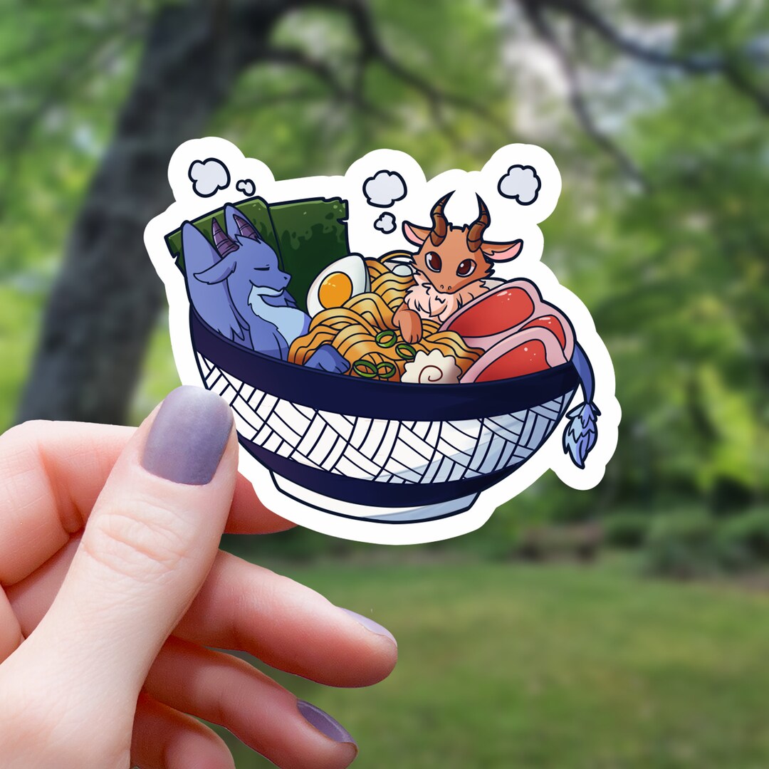 Dragon Ramen Bath Sticker RPG Sticker Tabletop Gaming Sticker Rpg ...