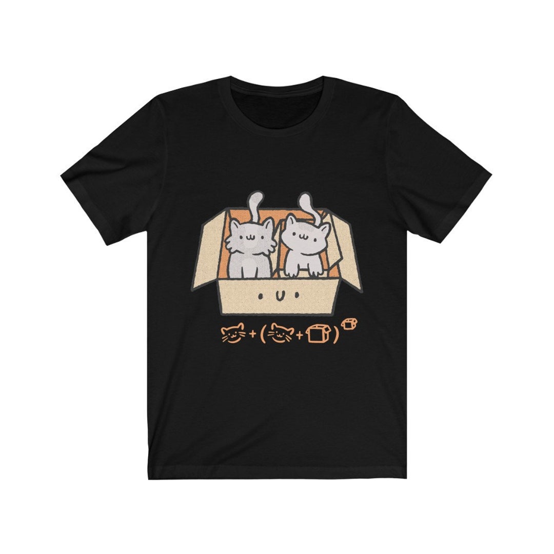 Cats and Box Math T-shirt | Pet T-shirt | Pet Shirt | Animal Lover ...