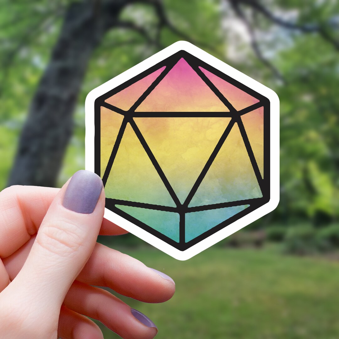 Galaxy D20 Sticker | D20 Dice Sticker | Vinyl Sticker | Laptop Sticker ...