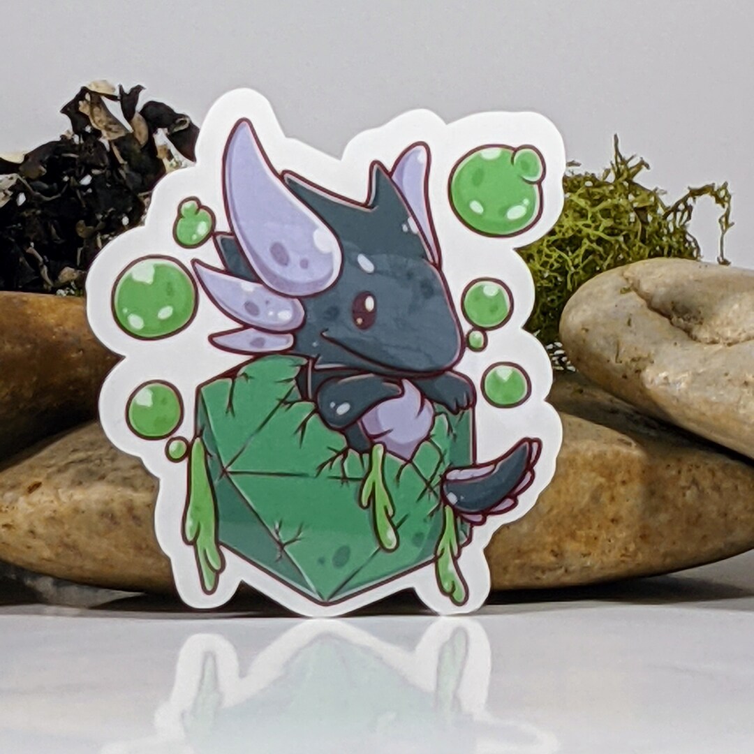 Baby Acid Dragon Sticker | Rpg Sticker | Tabletop Gaming Sticker | RPG ...