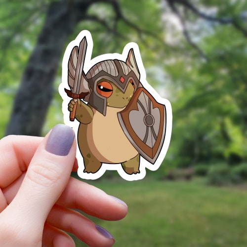 Frog Rogue Class Sticker RPG Sticker Tabletop Gaming - Etsy