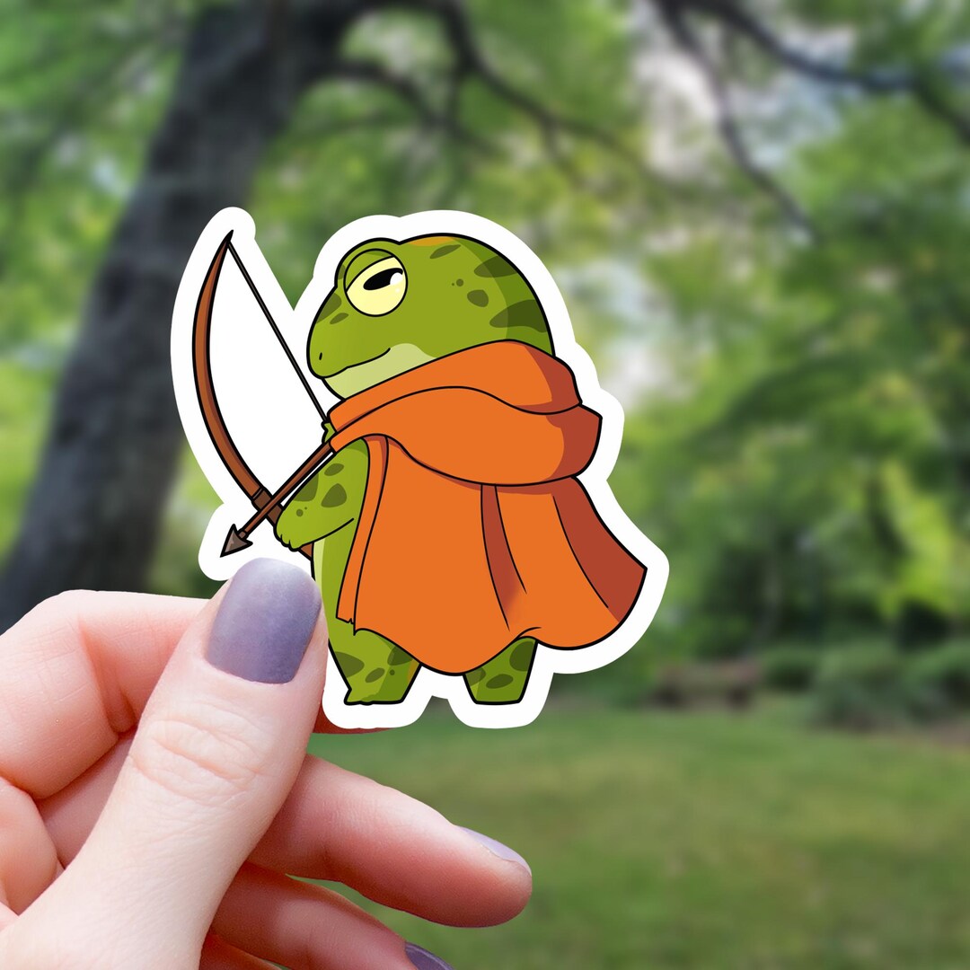 Frog Ranger Sticker | TTRPG Sticker | Role Playing Sticker | Nerdy ...