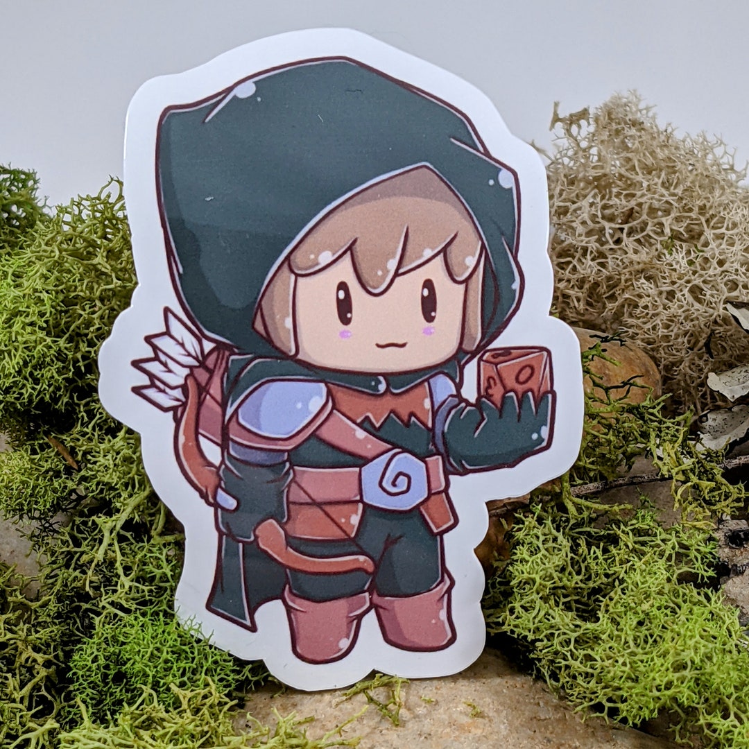Chibi Ranger Sticker | Rpg Sticker | Ranger Class Sticker | Ranger ...