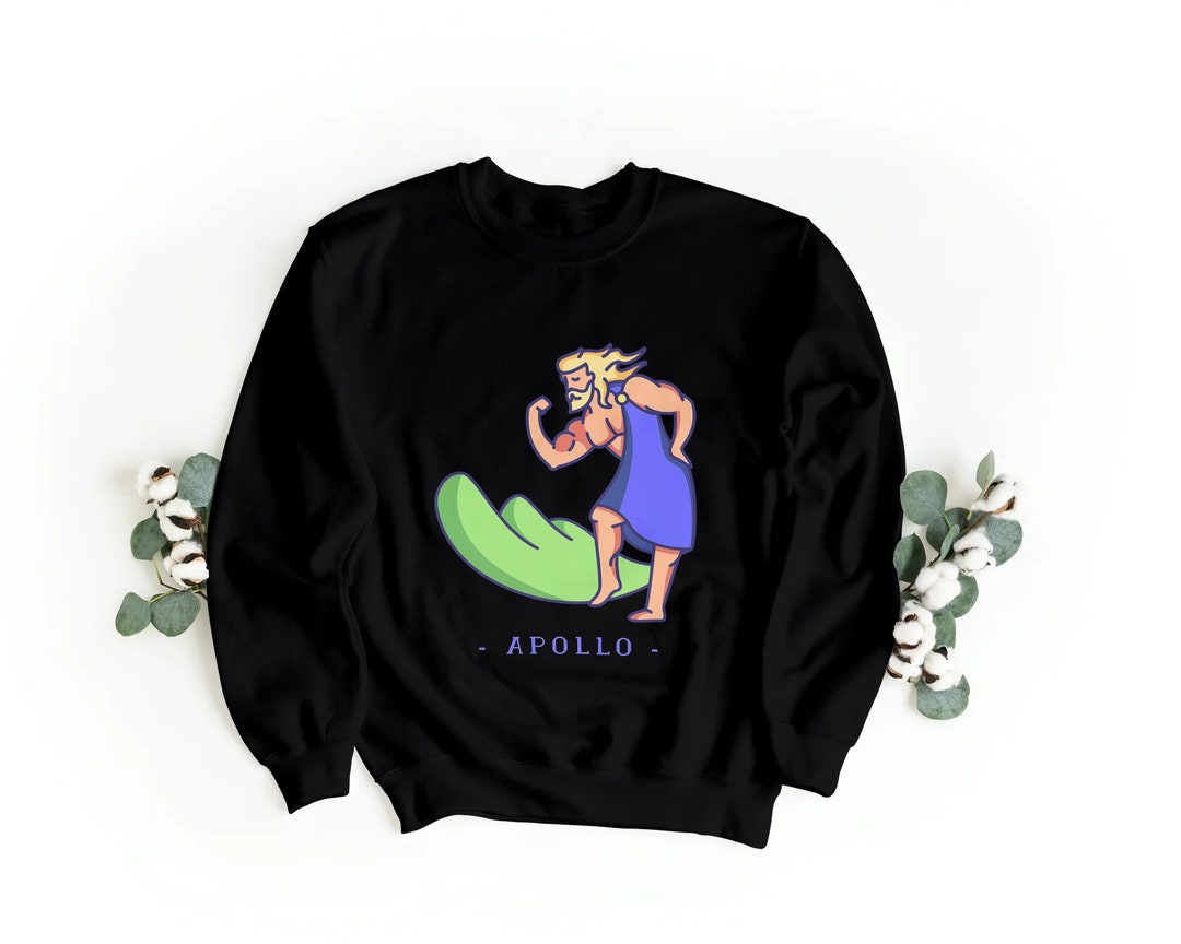 Apollo Sweatshirt Greek Mythology Shirt Greek Gods - Etsy