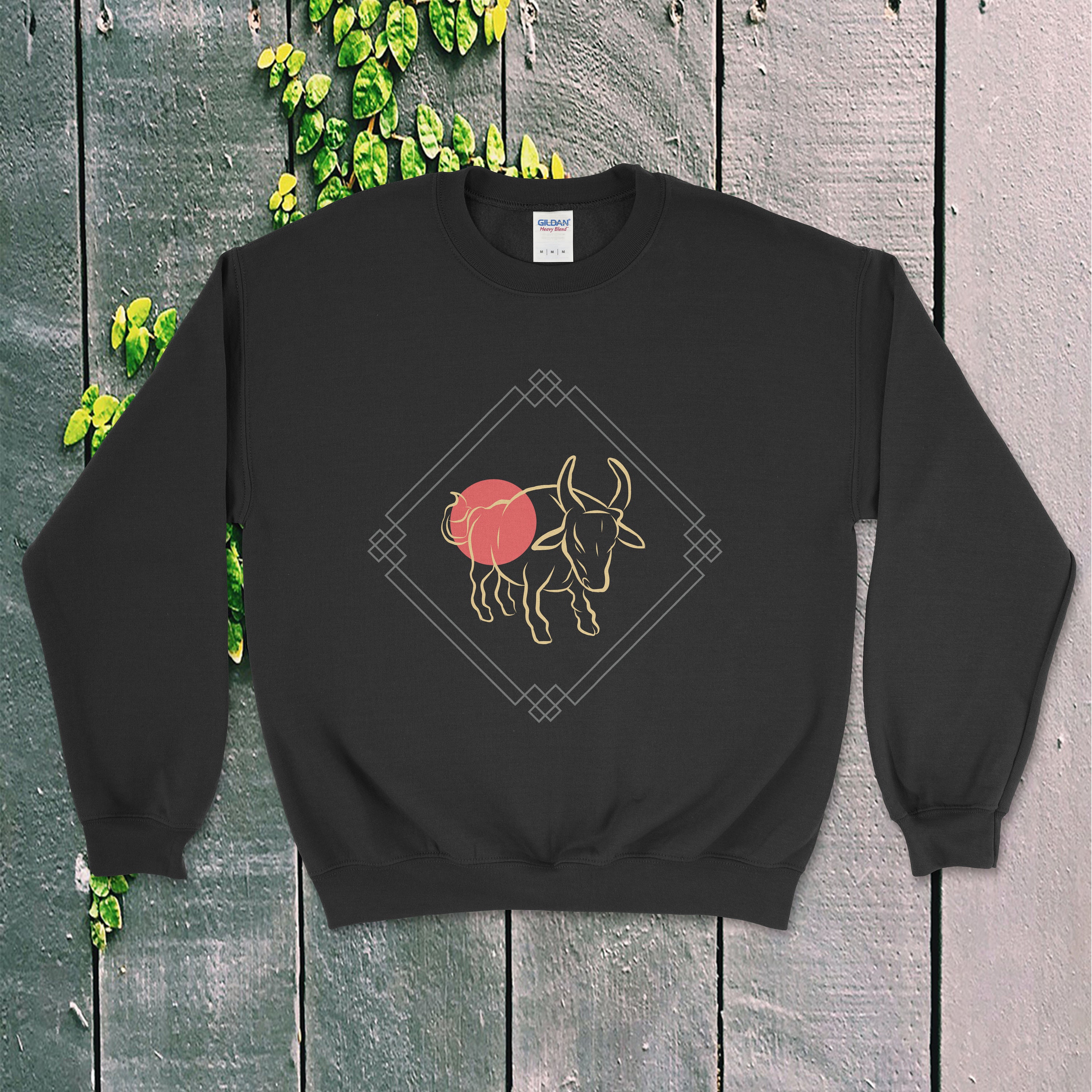 Ox Chinese Zodiac Sweatshirt | Chinese Zodiac Shirt | Zodiac Gift ...