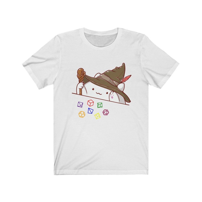 Wizard Cat Throwing Dice T-shirt | Wizard Class | Rpg | Game Master ...
