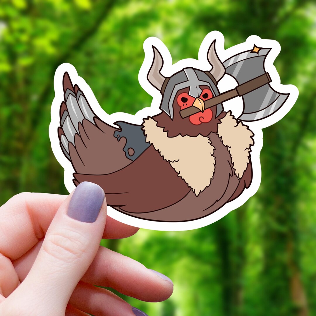 Chicken Barbarian Sticker | TTRPG Sticker | Role Playing Sticker ...