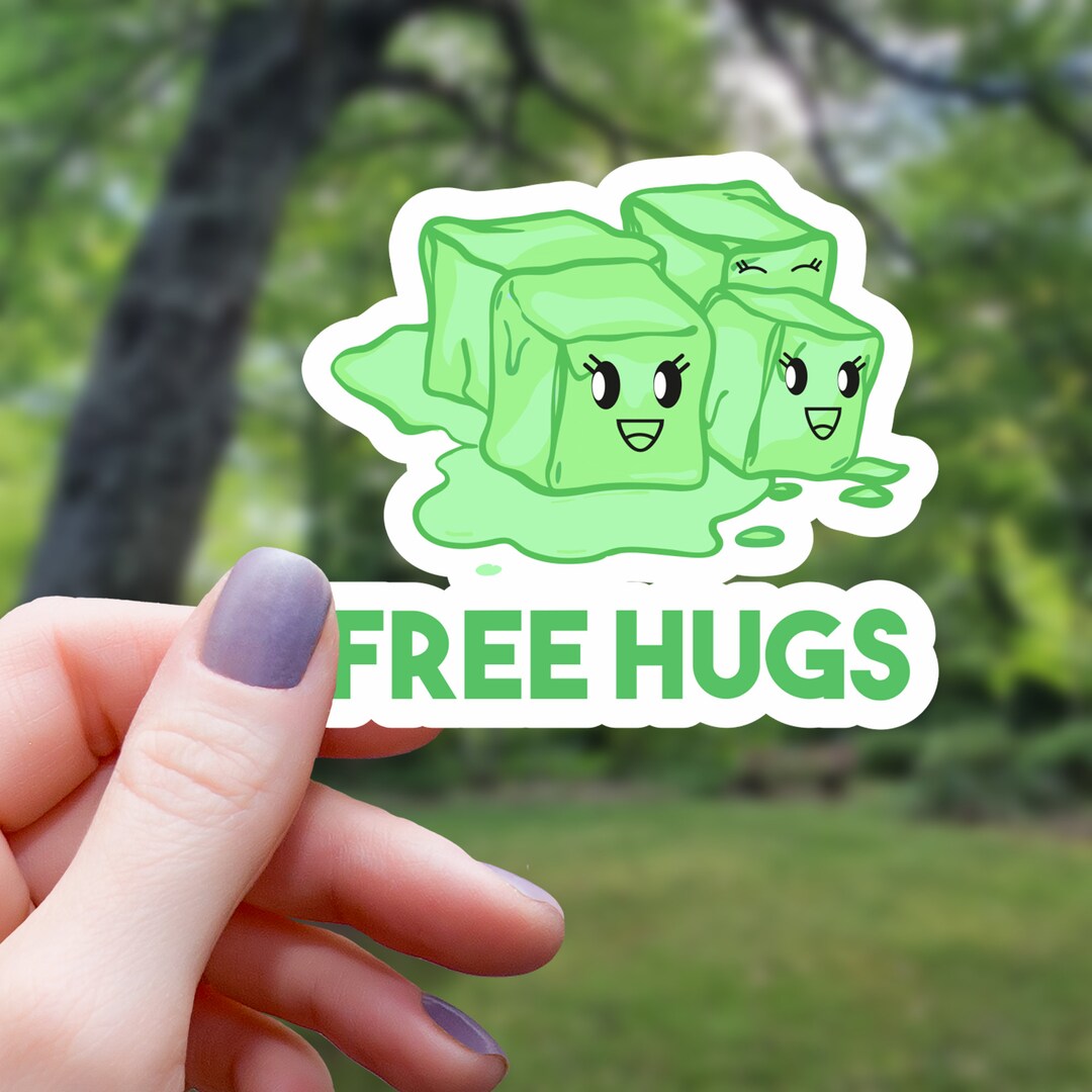 Free Hugs Sticker | Monster Sticker | Vinyl Sticker | Laptop Sticker ...