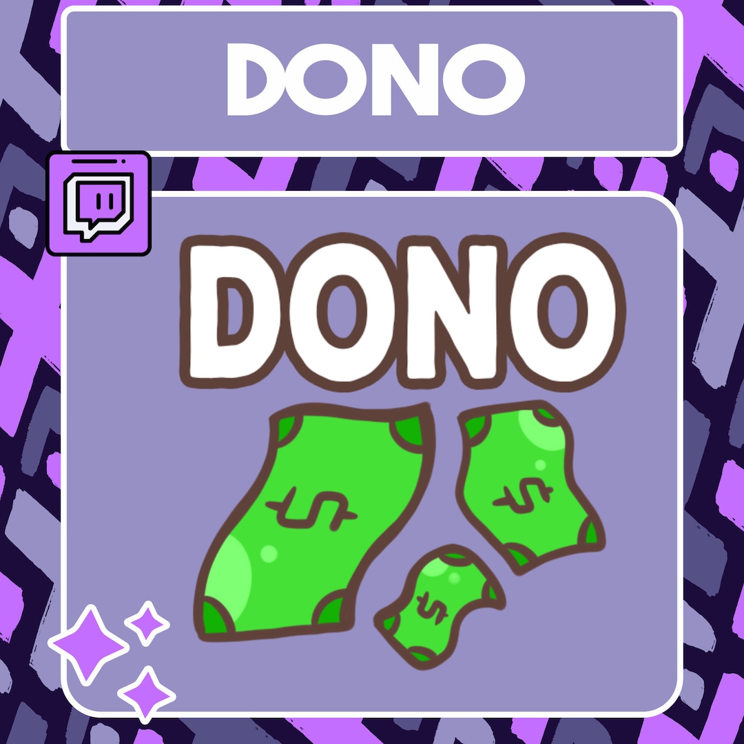 Dono Twitch Emote | Discord Emote | Mixer Emote | Streamer Emote ...