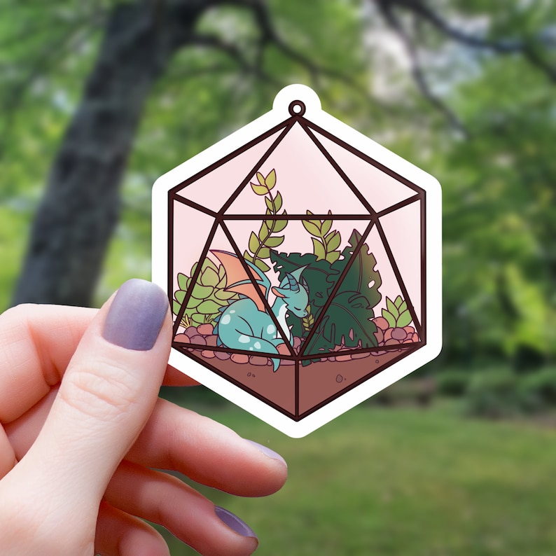 Dragon Terrarium Sticker RPG Sticker Tabletop Gaming - Etsy